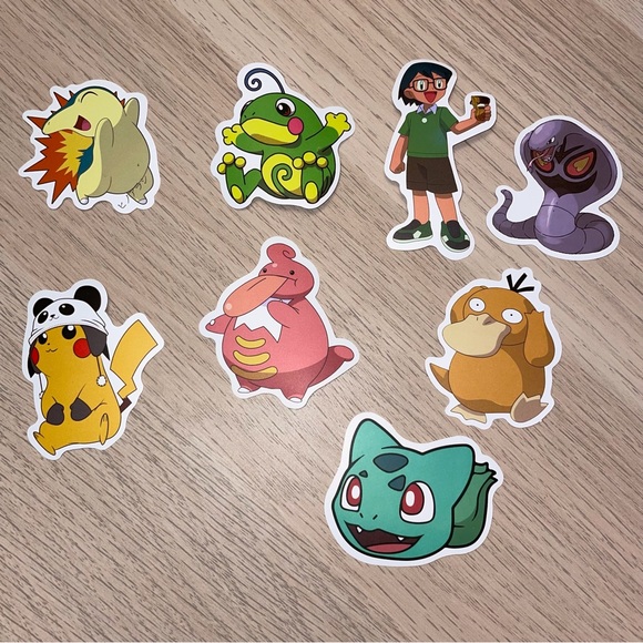 Art | Pokmon Stickers 8 | Poshmark